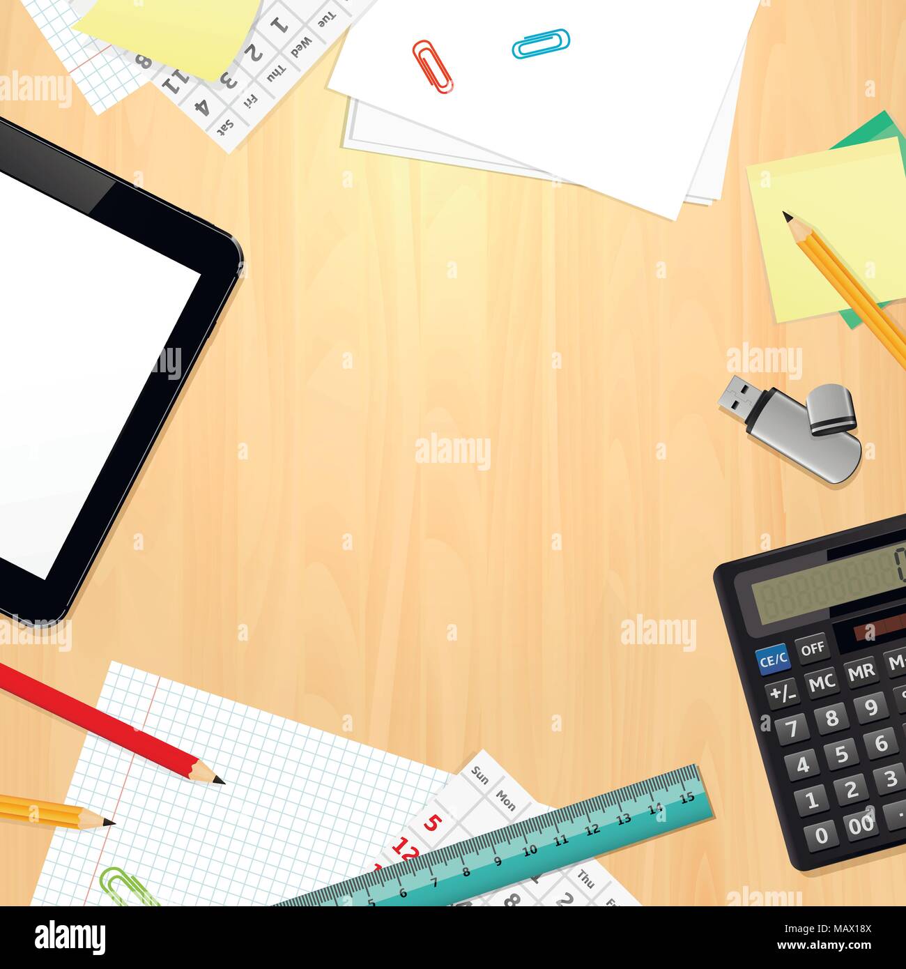 Wooden background place text Stock Vector Images - Alamy