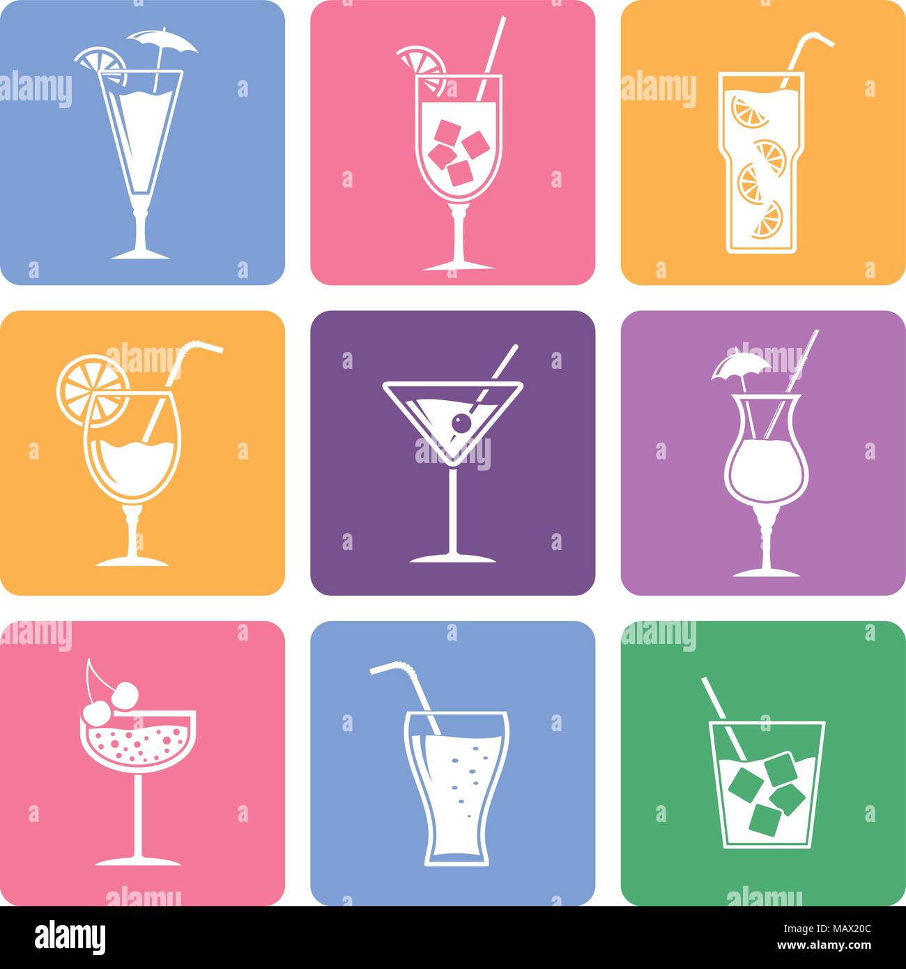 Cocktail party vector vectors hi-res stock photography and images - Alamy