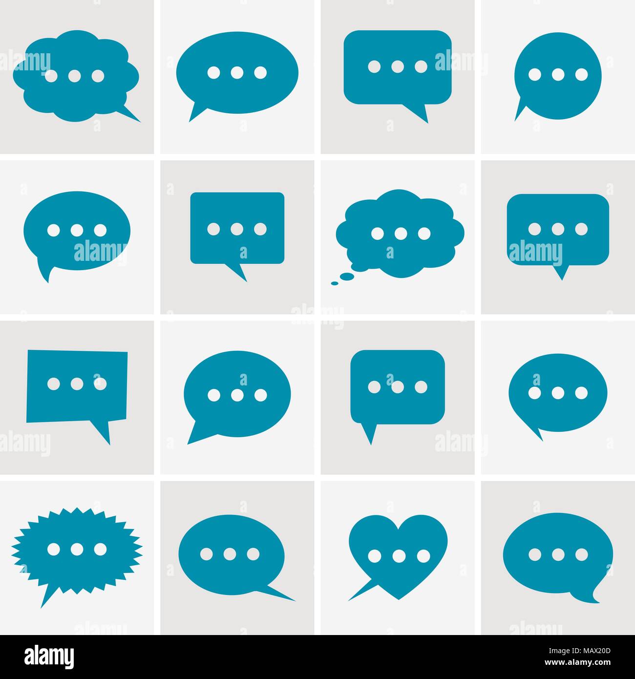 Bubble communication dialog pictogram vector hi-res stock photography and images - Alamy