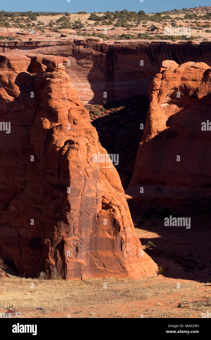 Tsegi Overlook view, Canyon de Chelly National Monument, Arizona Stock ...