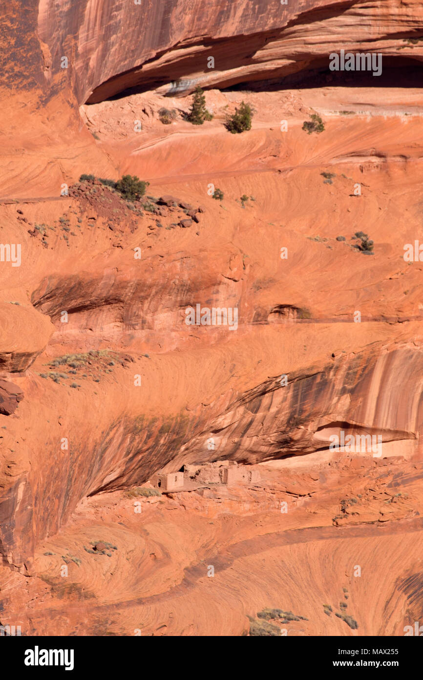 Junction Ruin from Junction Overlook, Canyon de Chelly National ...