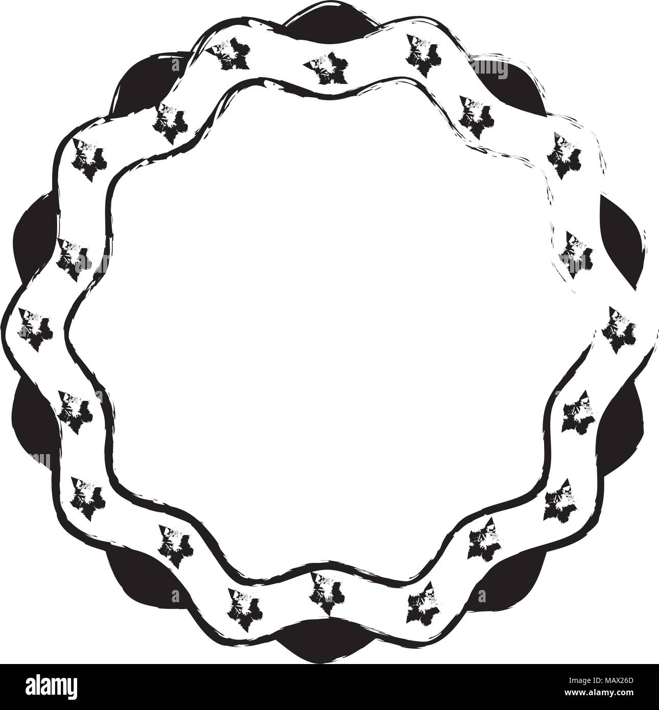 vintage label stars border decoration Stock Vector Image & Art - Alamy