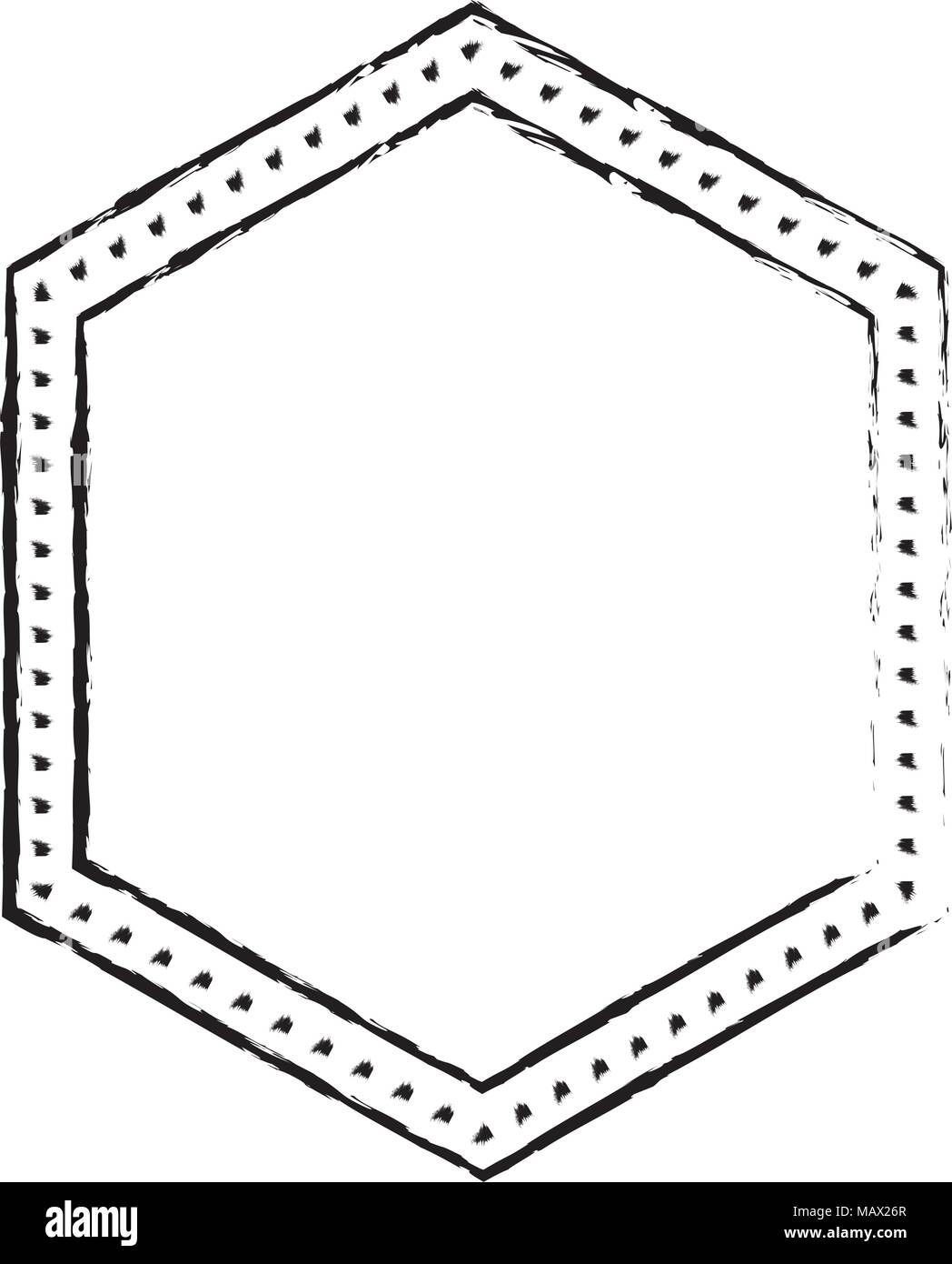 decorative label dotted frame simple image Stock Vector Image & Art - Alamy