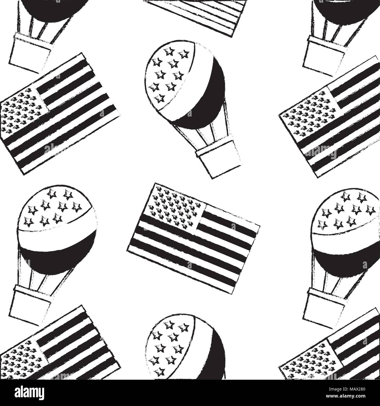 American fly pattern Stock Vector Images - Alamy