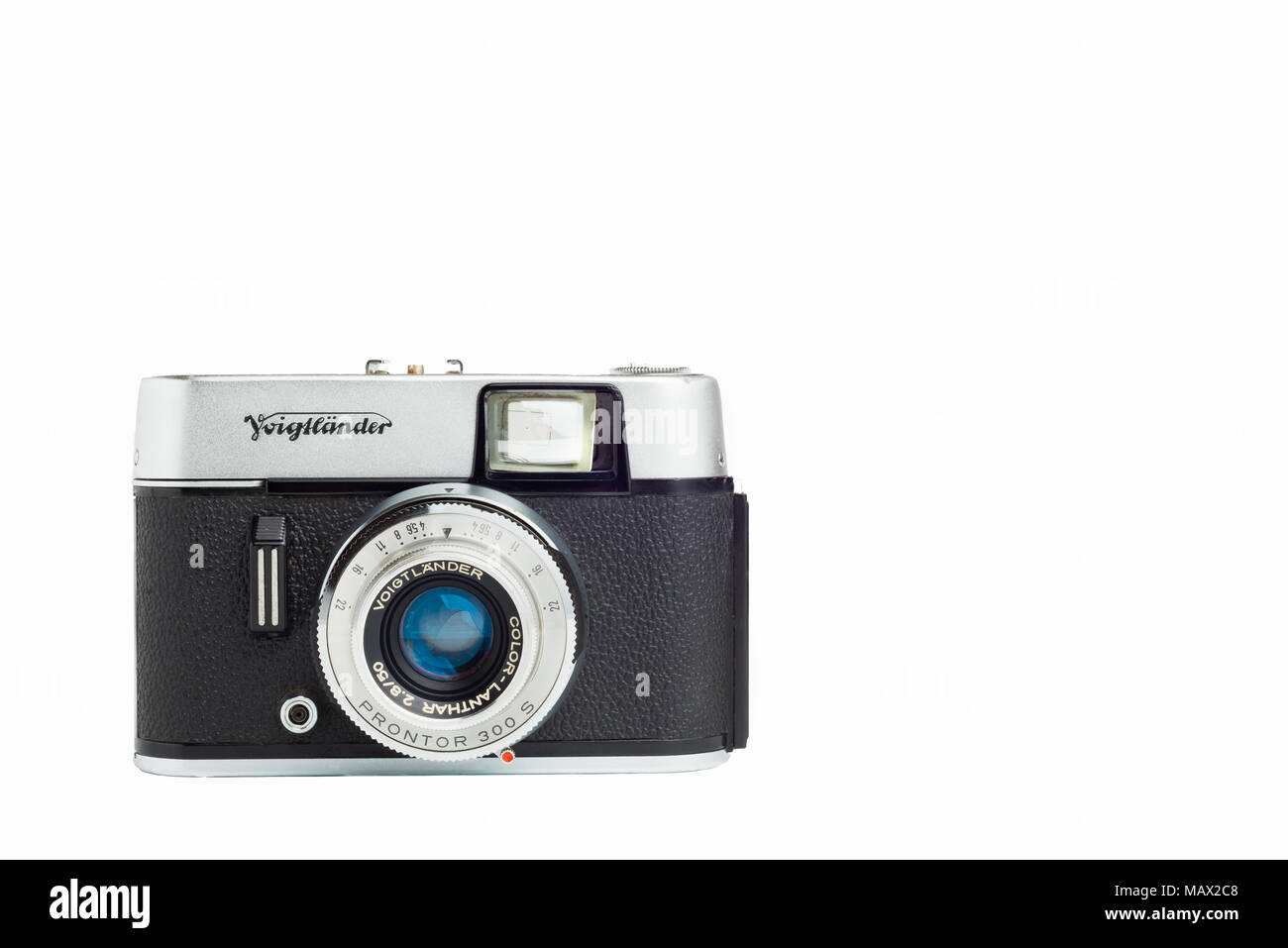 wednesday 20 february 2018, Badajoz, Spain. Voigtlander Vito B Old ...