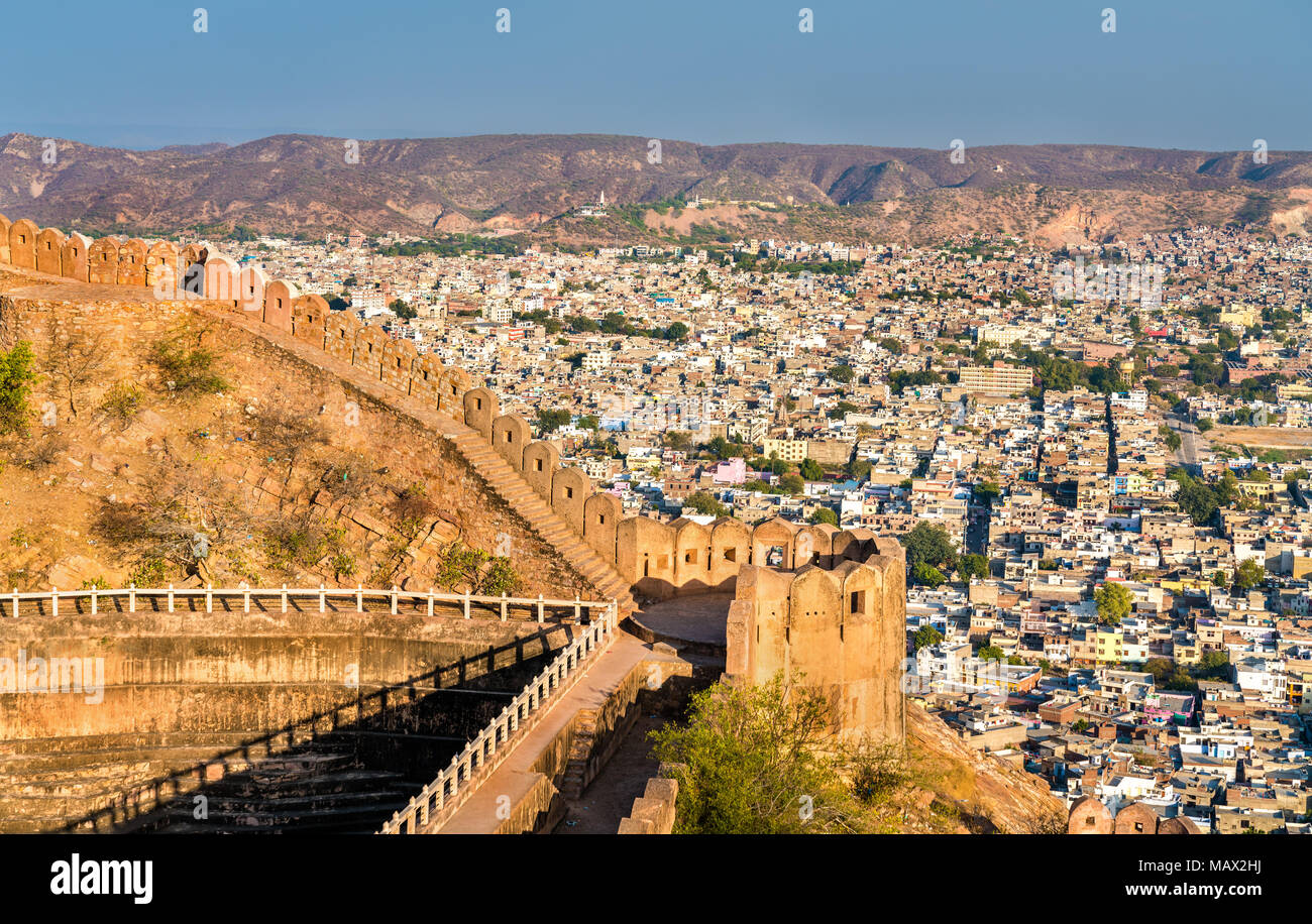 Panoramic view of nahargarh fort hi-res stock photography and images ...