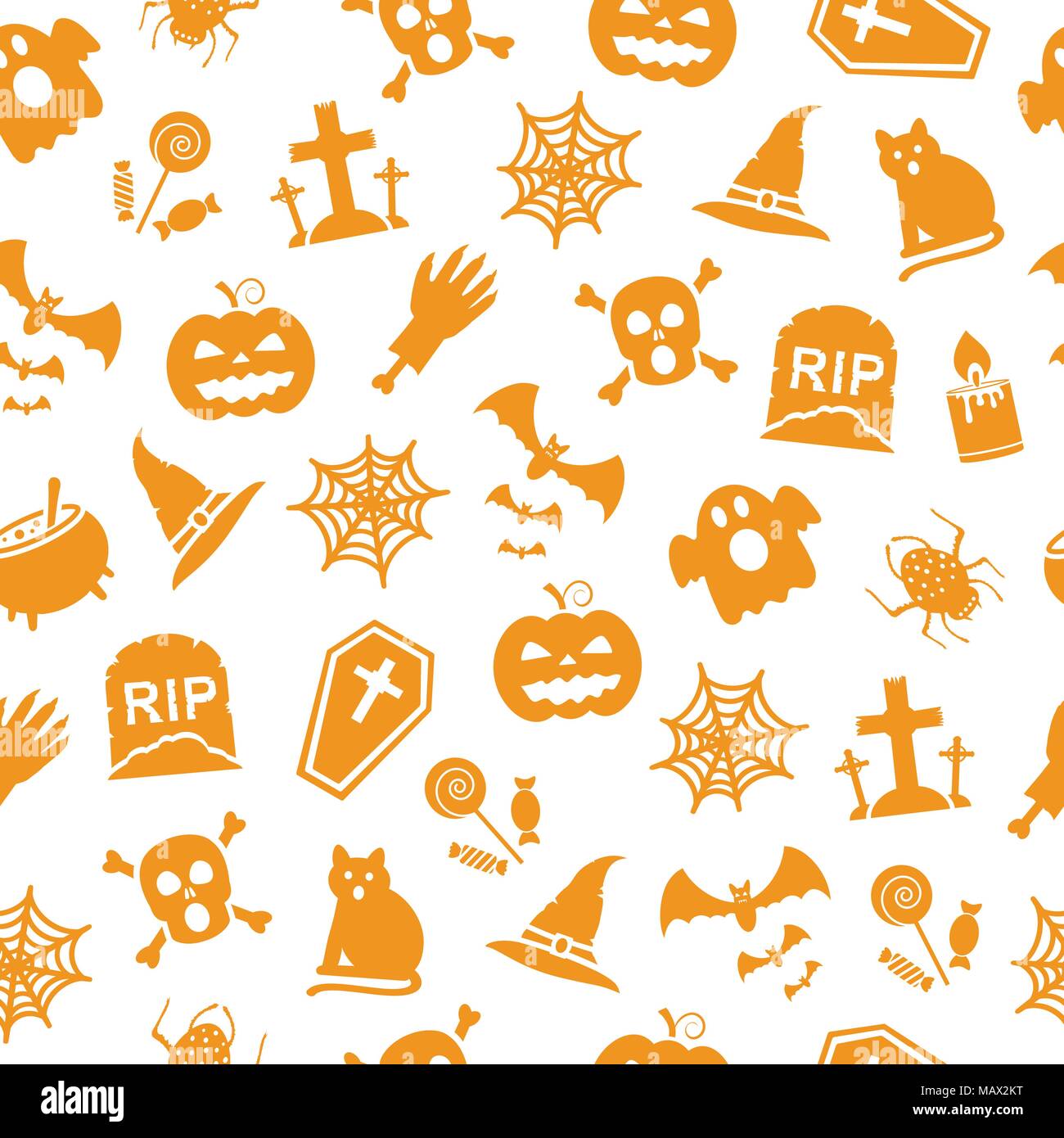 Seamless background bat gravestone Stock Vector Images - Alamy