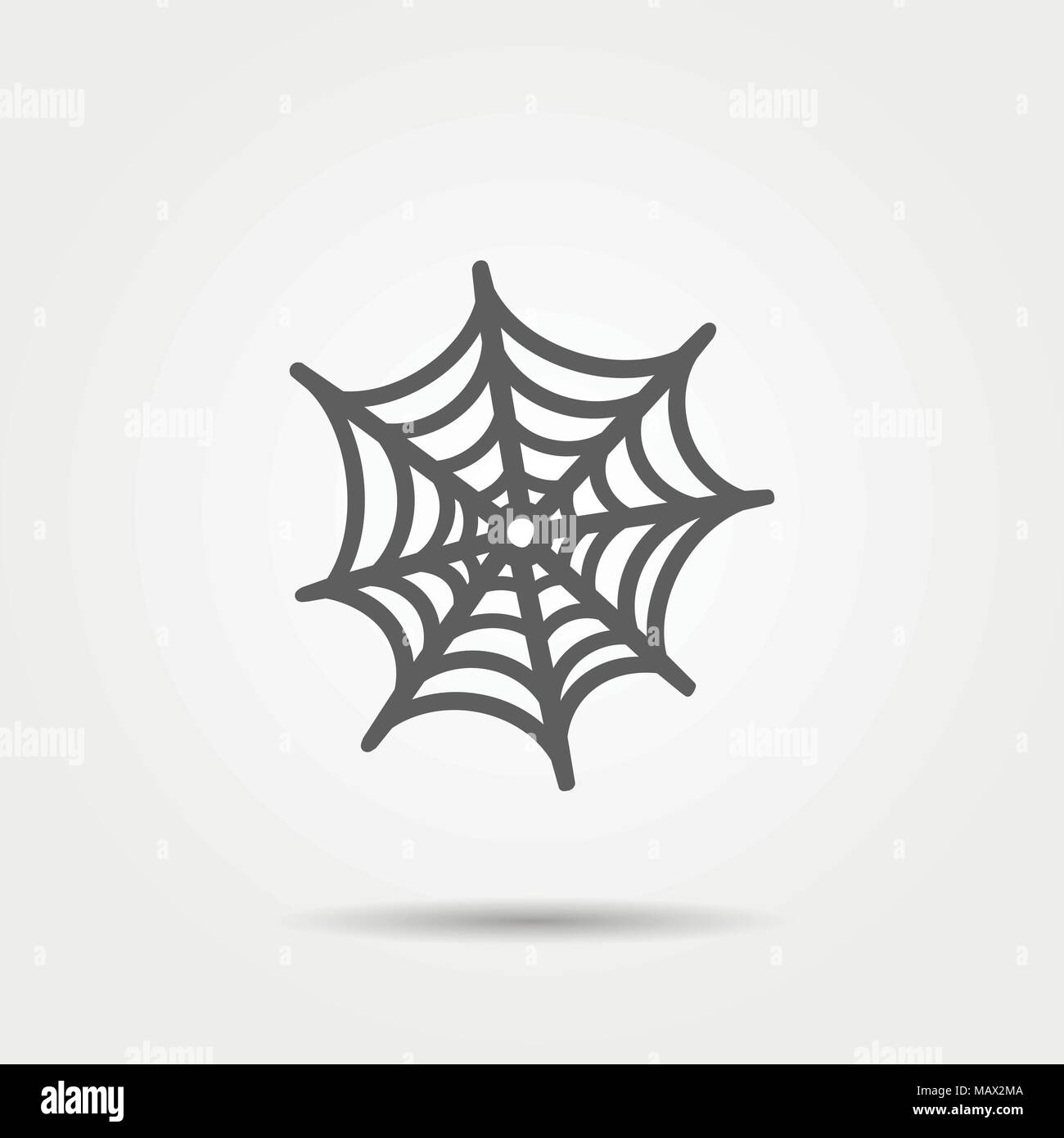 Icon spider web halloween Stock Vector Images - Alamy