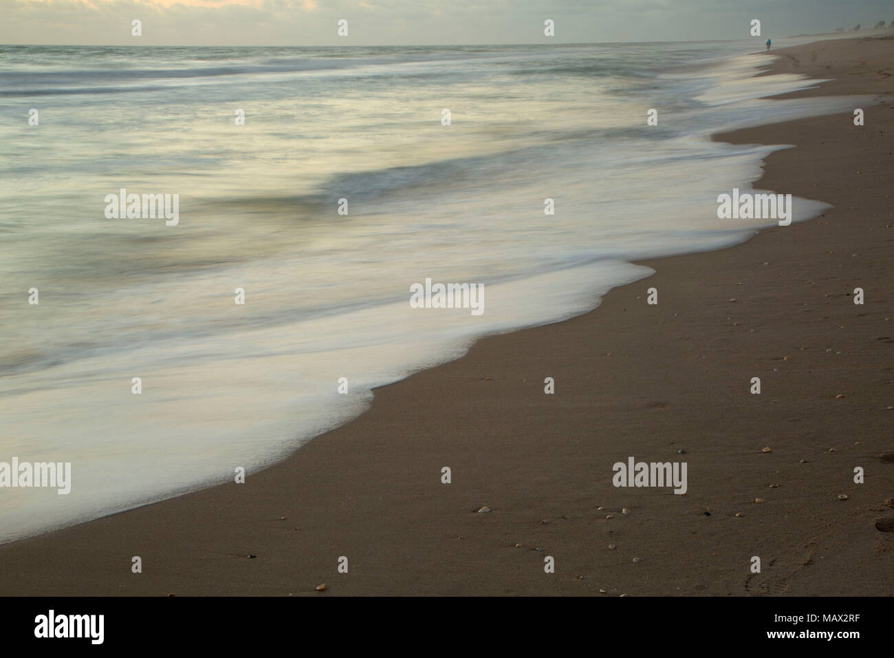 Beach surf, Pepper Park Beachside, Fort Pierce, Florida Stock Photo - Alamy