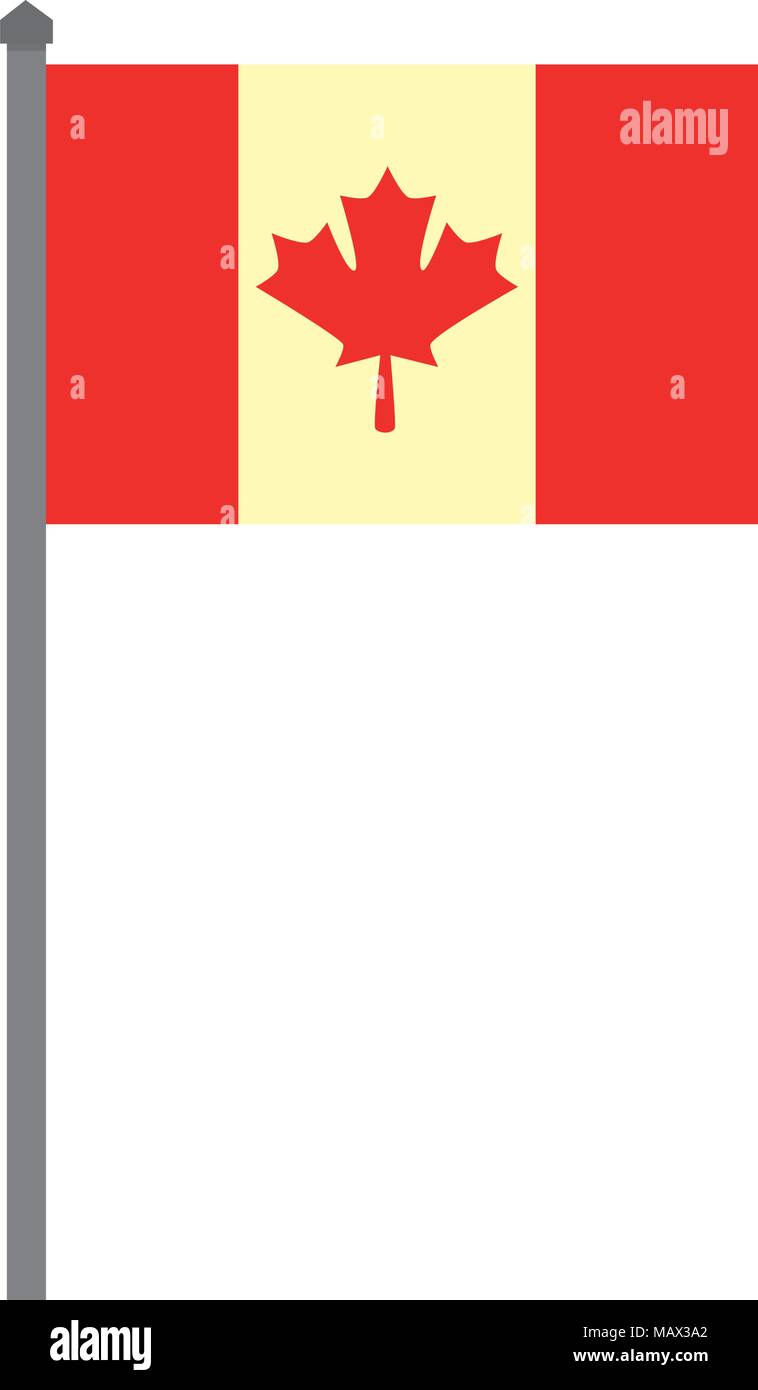Canadian flag flying Stock Vector Images - Alamy