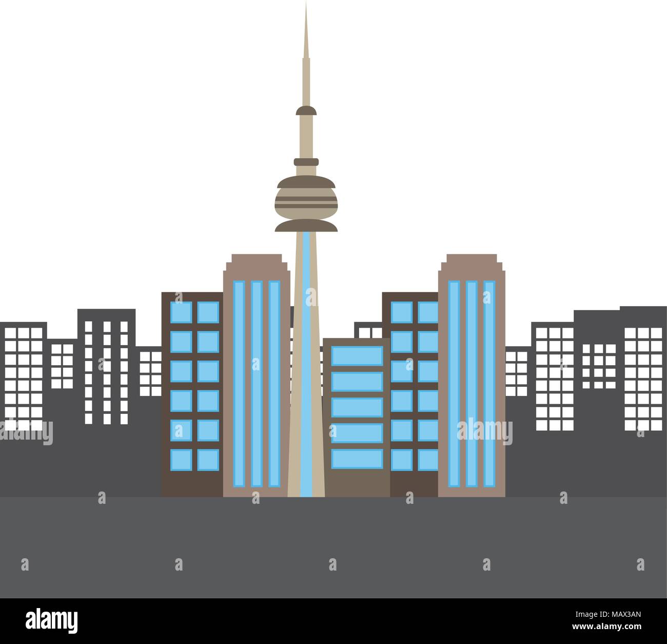 Toronto water tower Stock Vector Images - Alamy