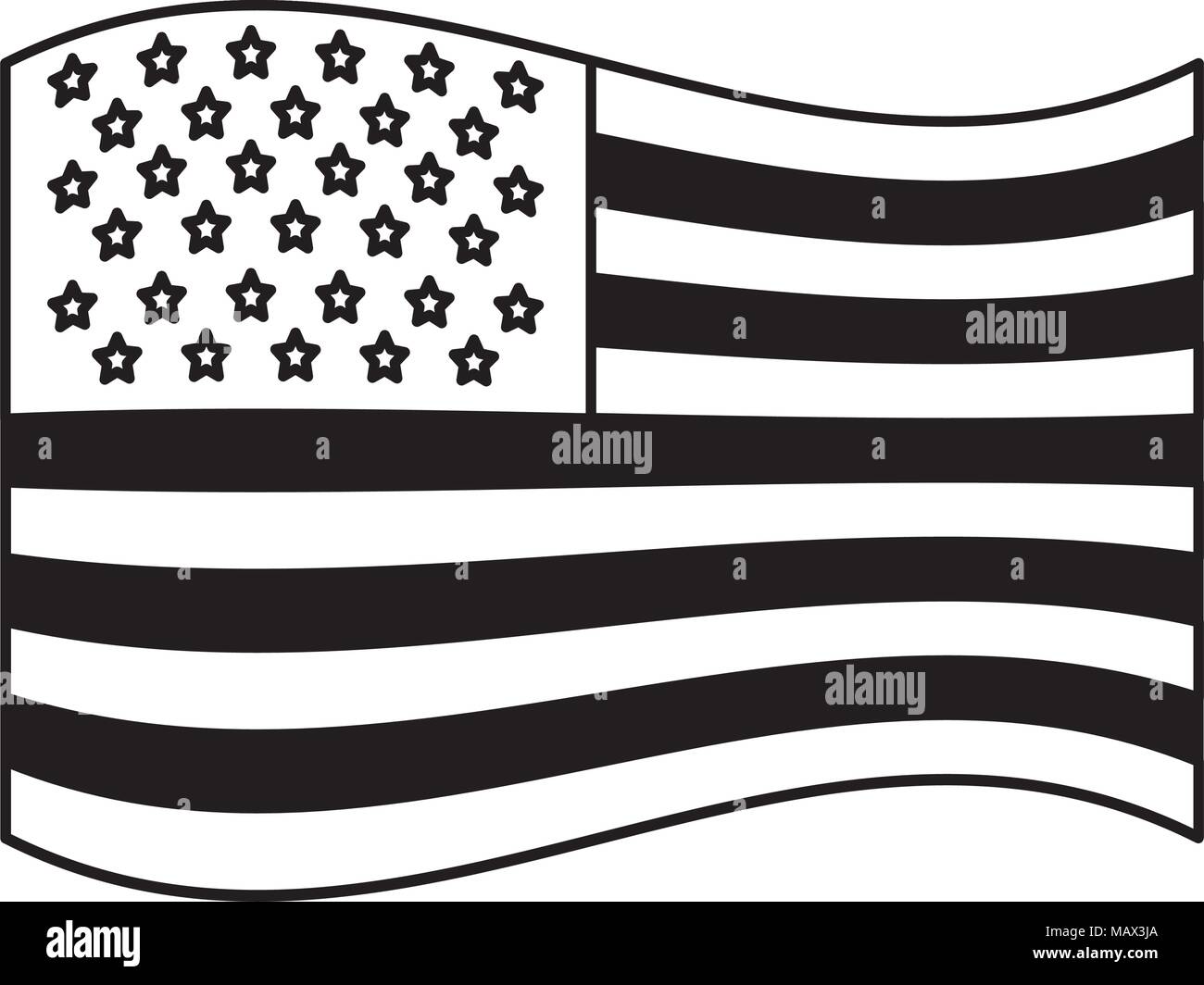usa flag official proportion national Stock Vector Image & Art - Alamy