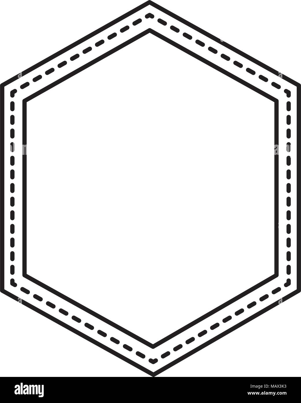 decorative label dotted frame simple image Stock Vector Image & Art - Alamy