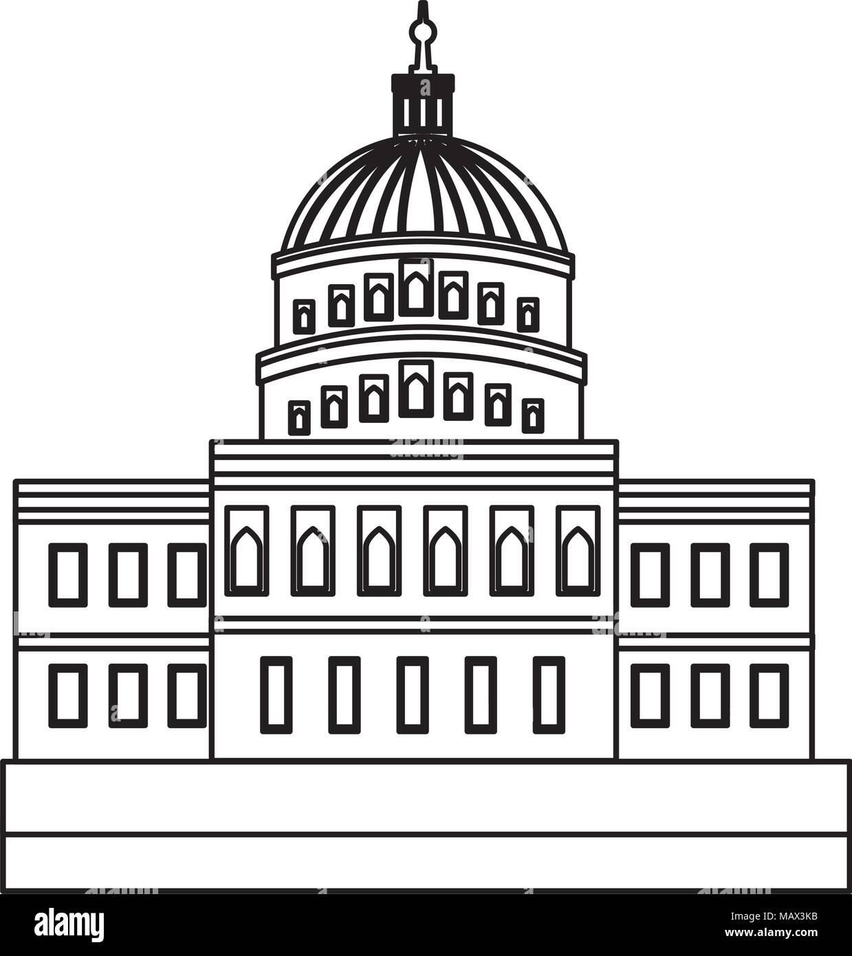 United states capitol building Stock Vector Images - Alamy