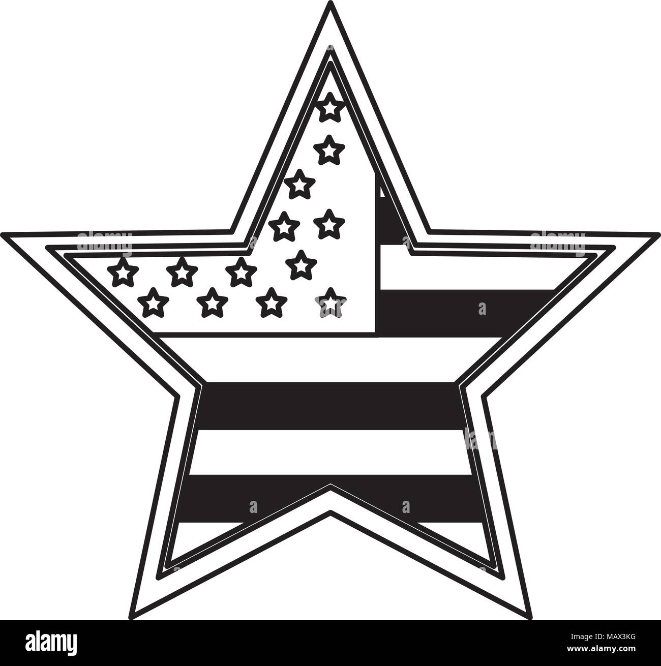 united states of america shape star Stock Vector Image & Art - Alamy