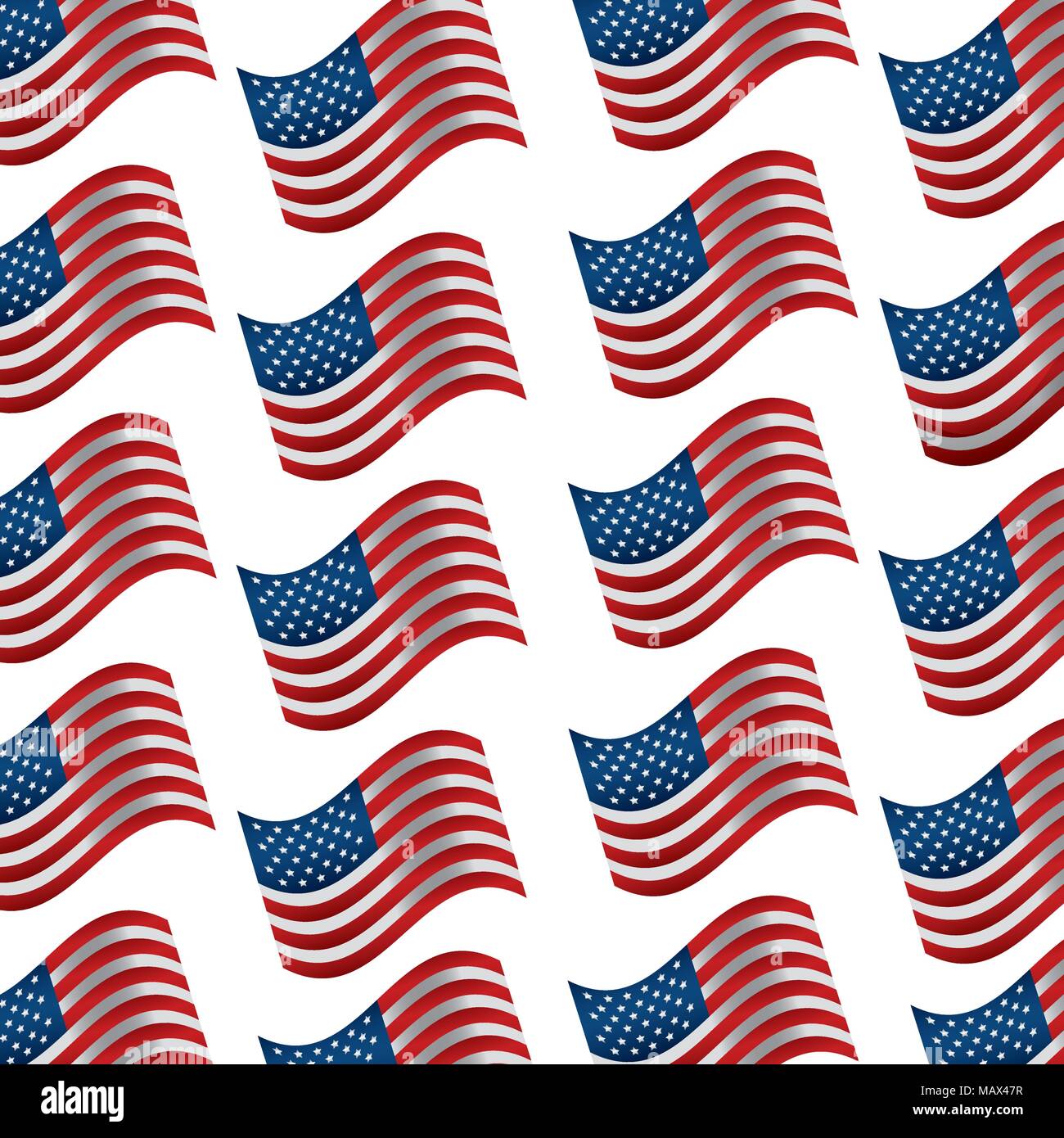 united states of america flag pattern background Stock Vector Image ...