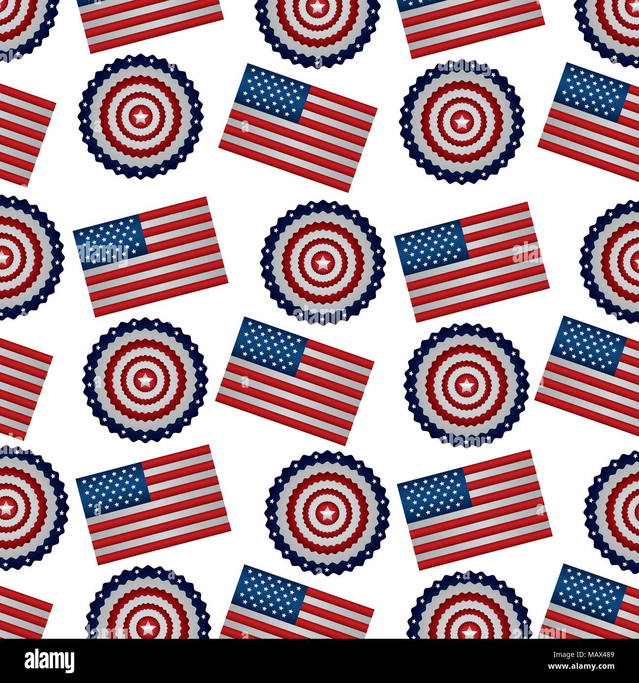 Circle of flags us states Stock Vector Images - Alamy