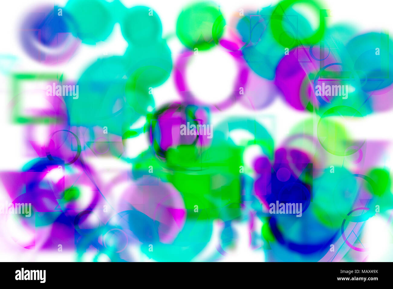 Abstract motion blur, soft blend, random circle, square & rectangle ...