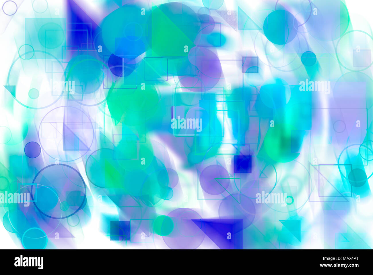 Abstract motion blur, soft blend, random circle, square & rectangle ...