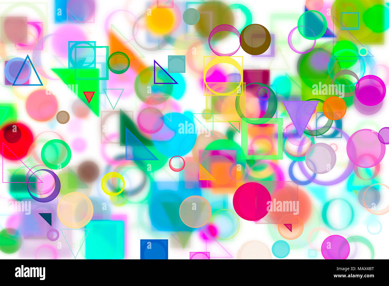 Abstract motion blur, soft blend, random circle, square & rectangle ...