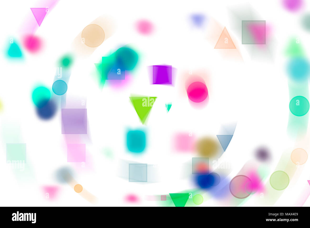 Abstract motion blur, soft blend, random circle, square & rectangle ...