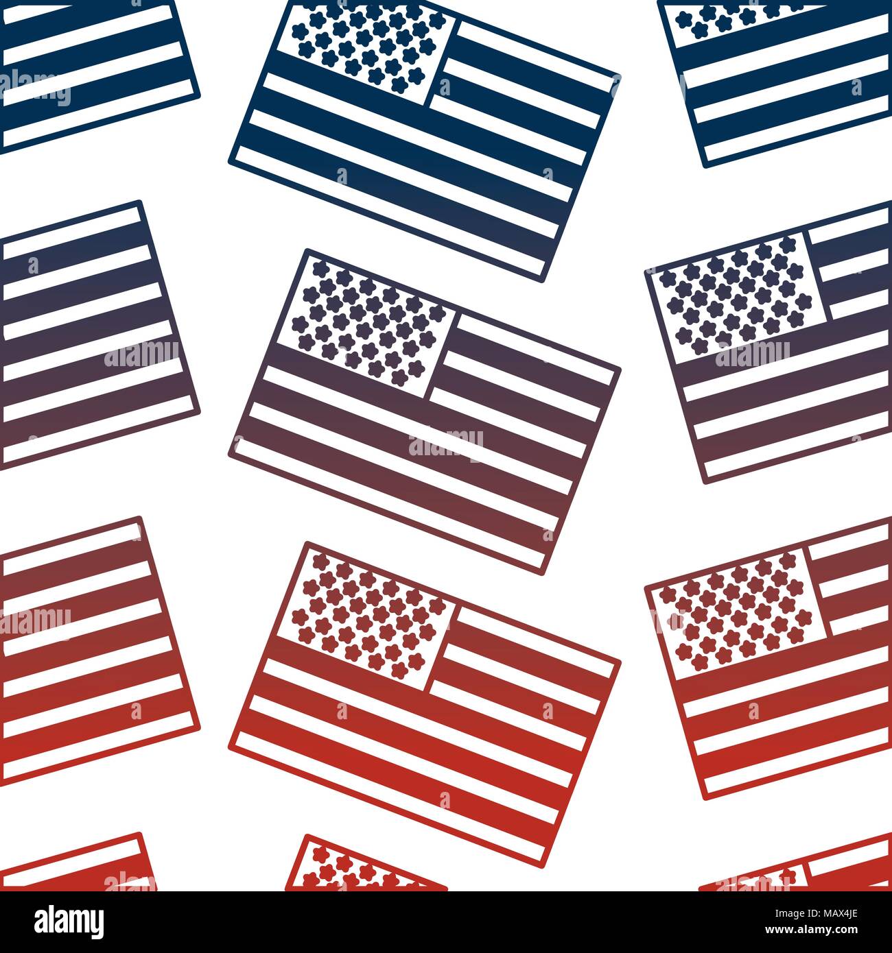 united states of america flag pattern background Stock Vector Image ...