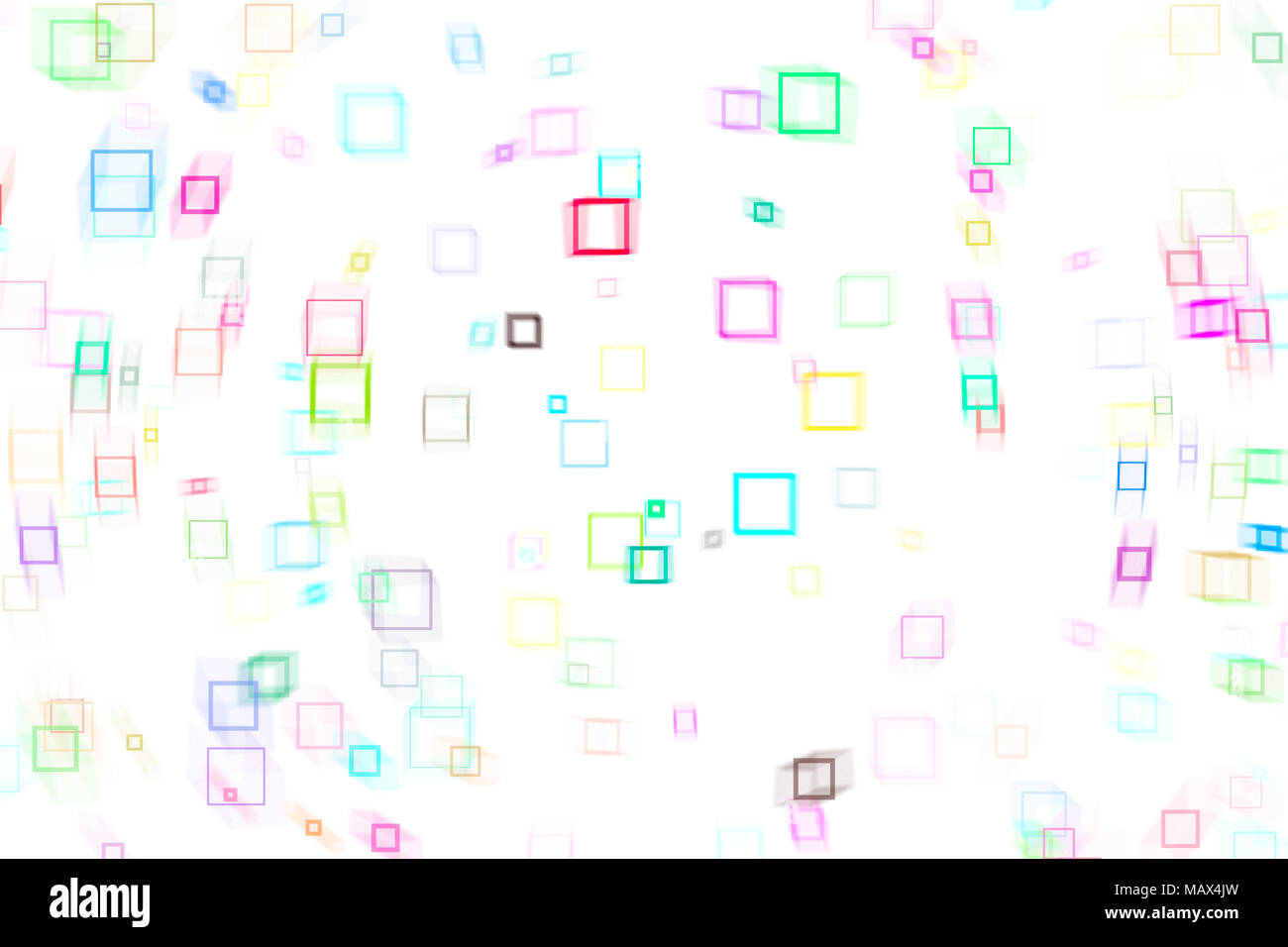 Abstract motion blur, soft blend, random square & rectangle shape art ...