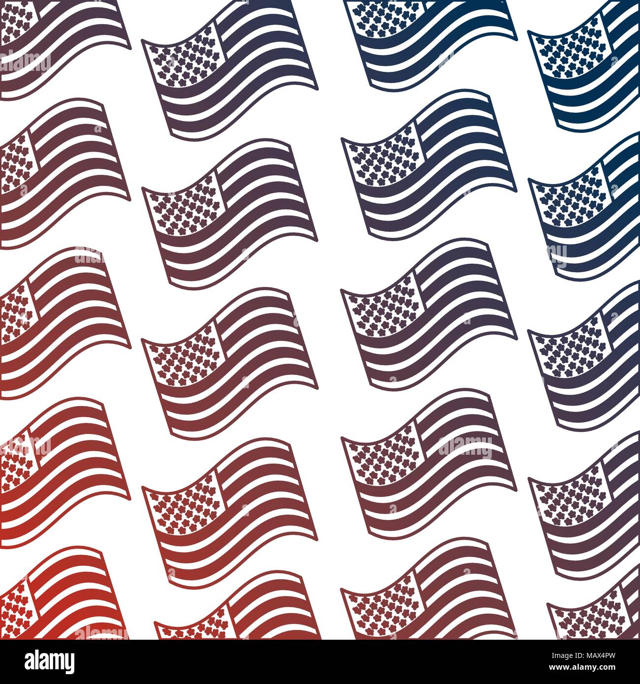 united states of america flag pattern background Stock Vector Image ...