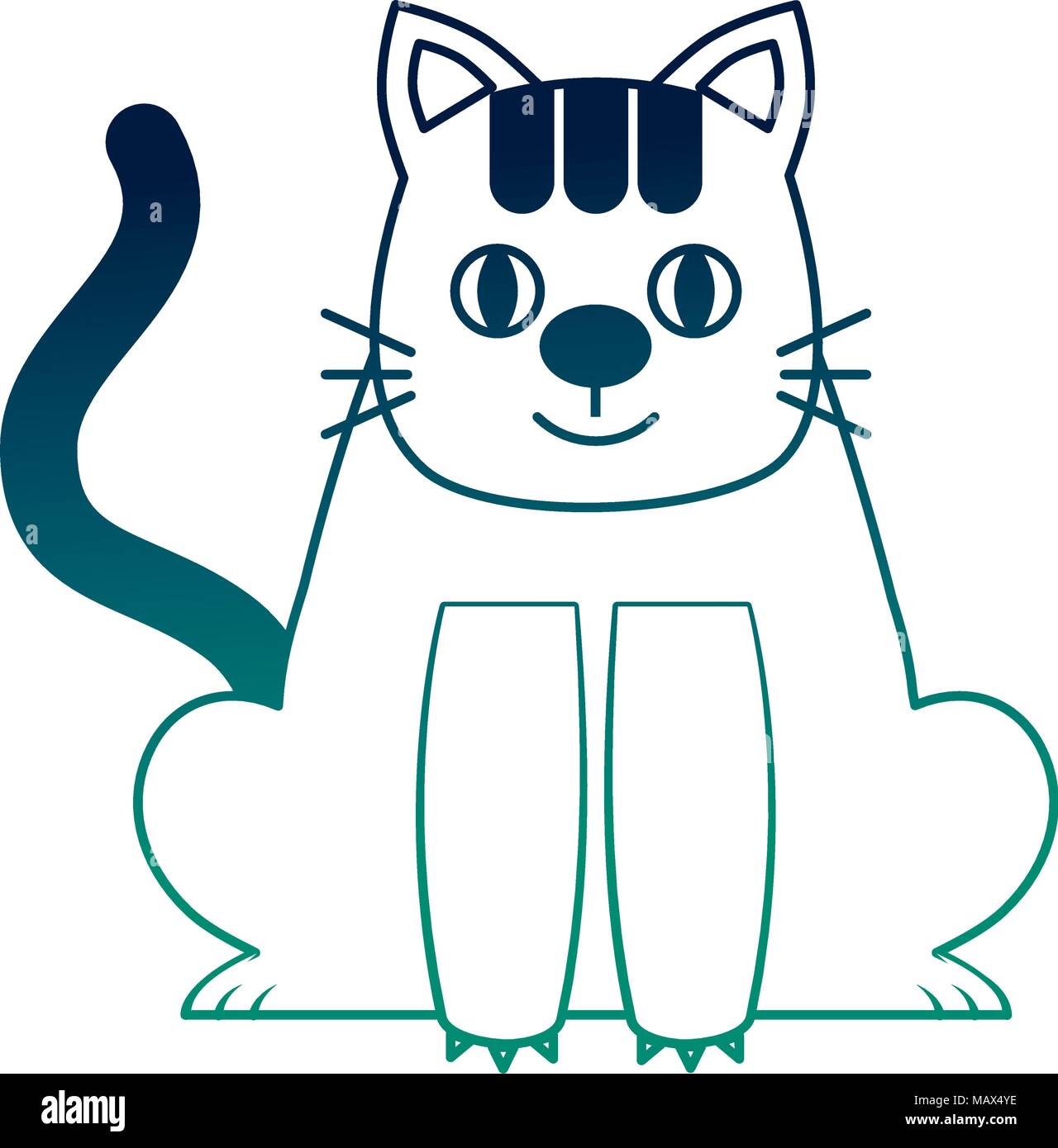 cute little cat icon Stock Vector Image & Art - Alamy