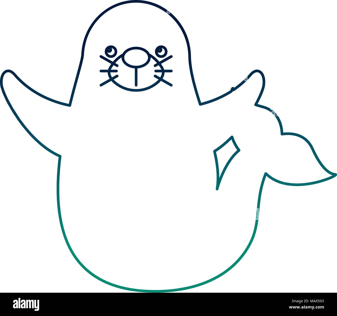 cute little seal icon Stock Vector Image & Art - Alamy