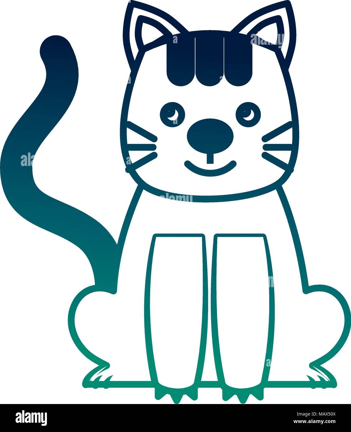 cute little cat icon Stock Vector Image & Art - Alamy