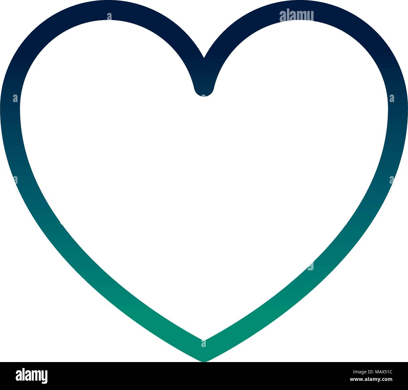 heart love shaped icon Stock Vector Image & Art - Alamy