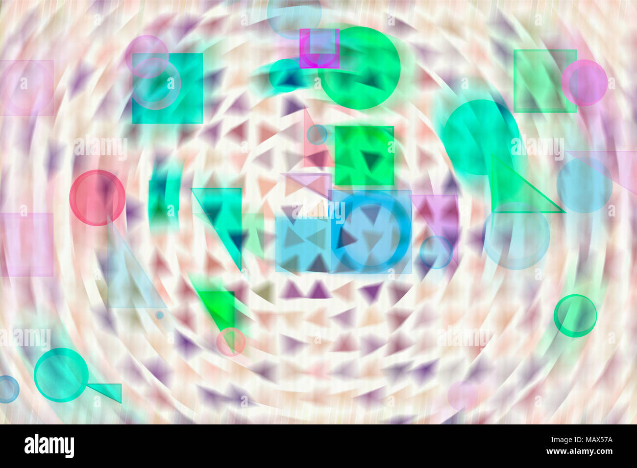 Abstract motion blur, soft blend, random circle, square & rectangle ...