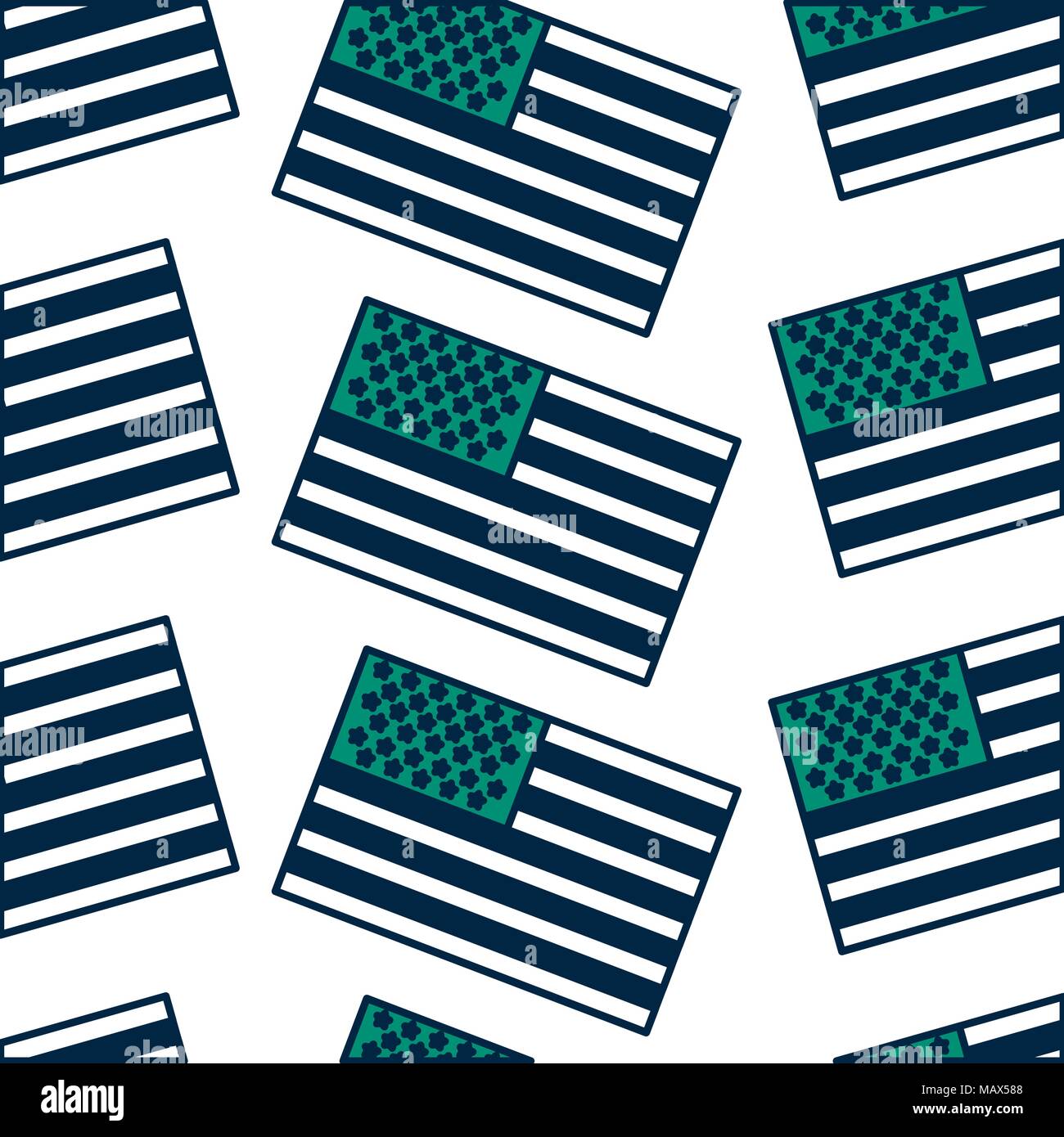 united states of america flag pattern background Stock Vector Image ...
