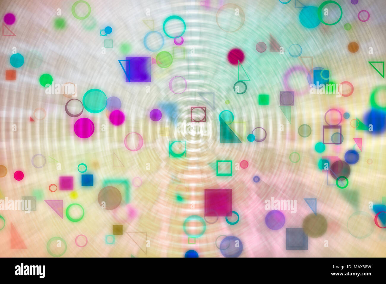Abstract motion blur, soft blend, random circle, square & rectangle ...