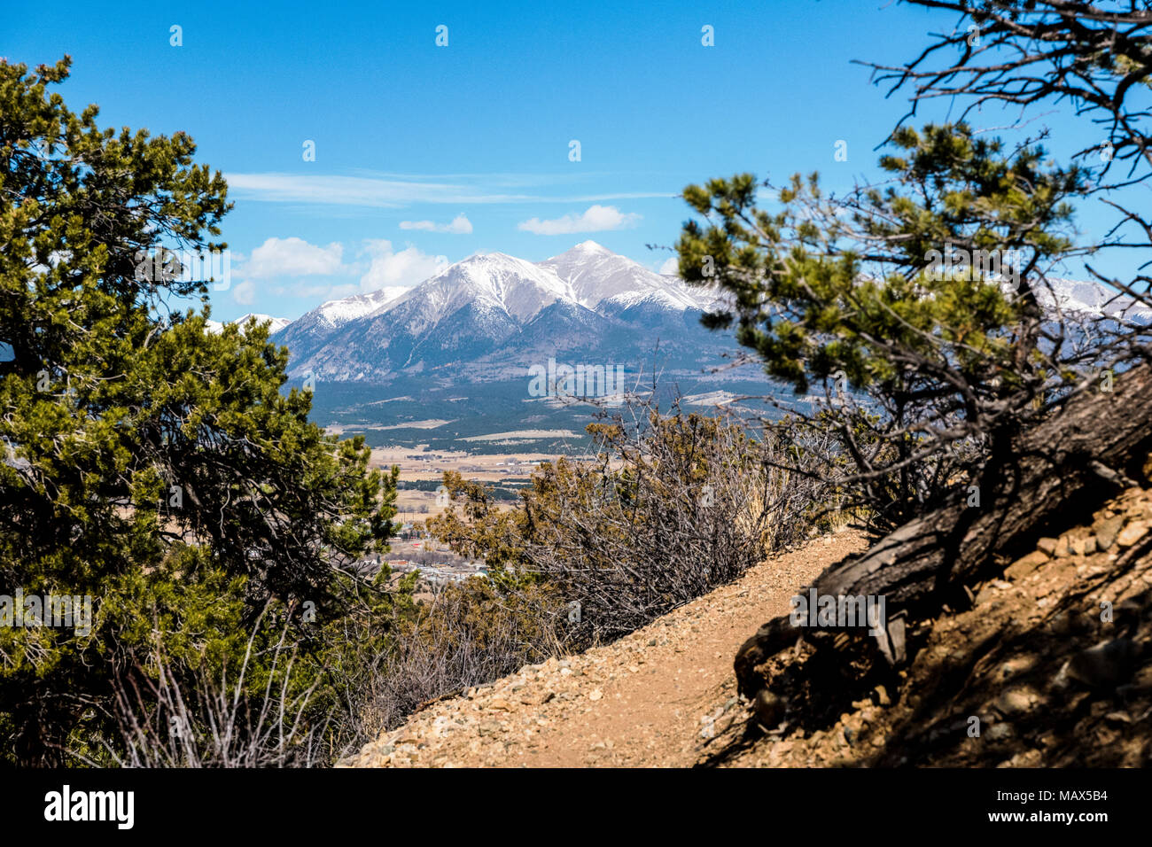 Mt. Shavano; Collegiate Peaks; Rocky Mountains; central Colorado; USA ...