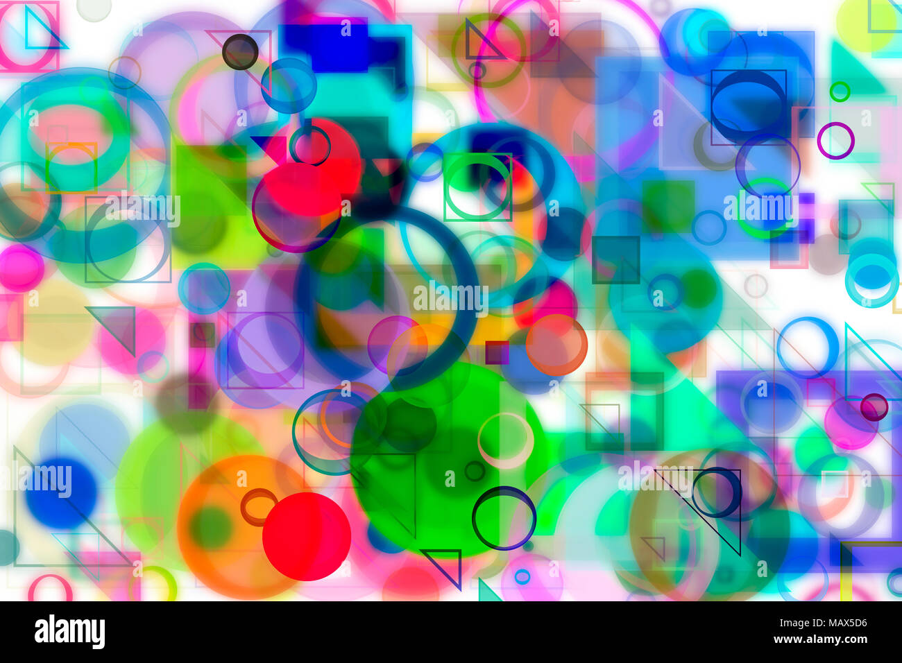 Abstract motion blur, soft blend, random circle, square & rectangle ...