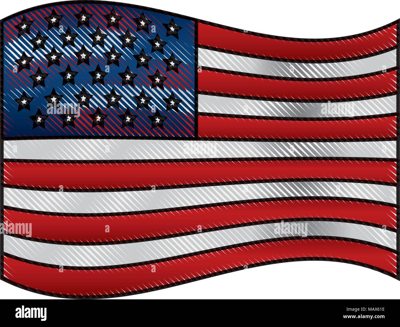 usa flag official colors and proportion national Stock Vector Image ...