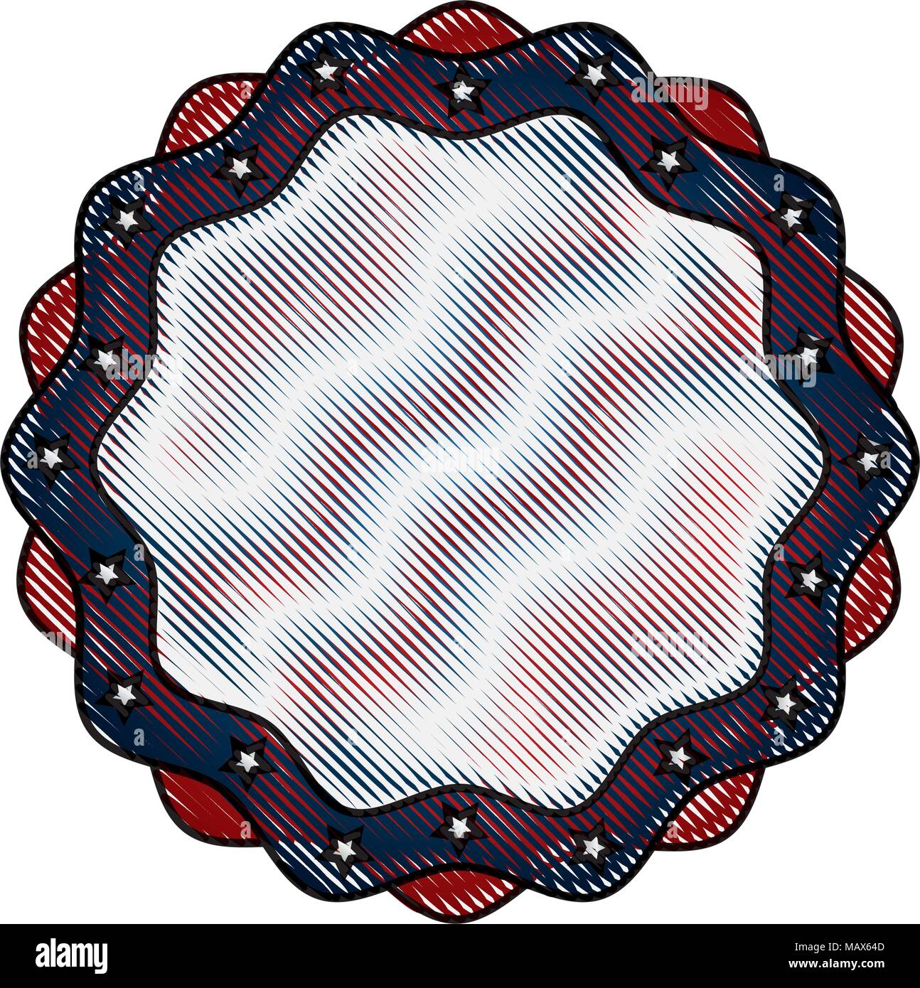 vintage label stars border decoration Stock Vector Image & Art - Alamy