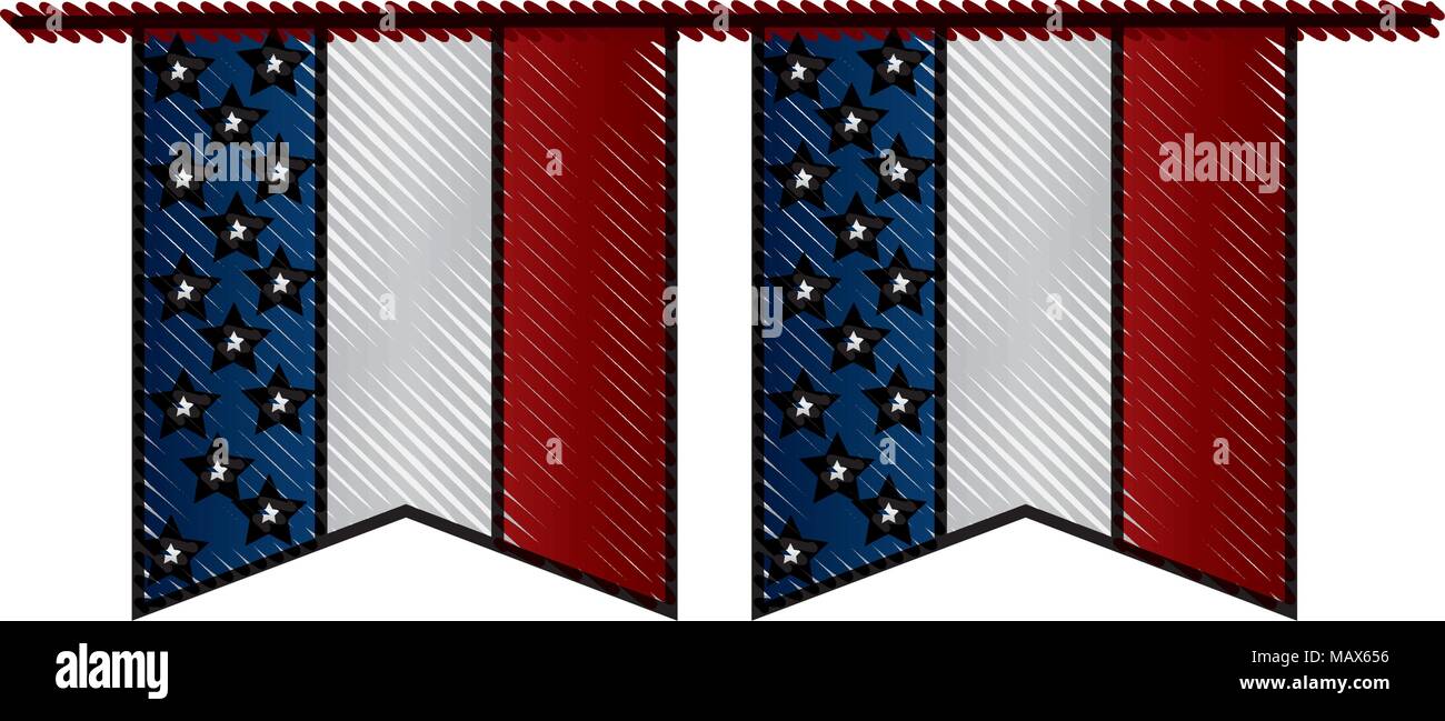 American flags fair Stock Vector Images - Alamy