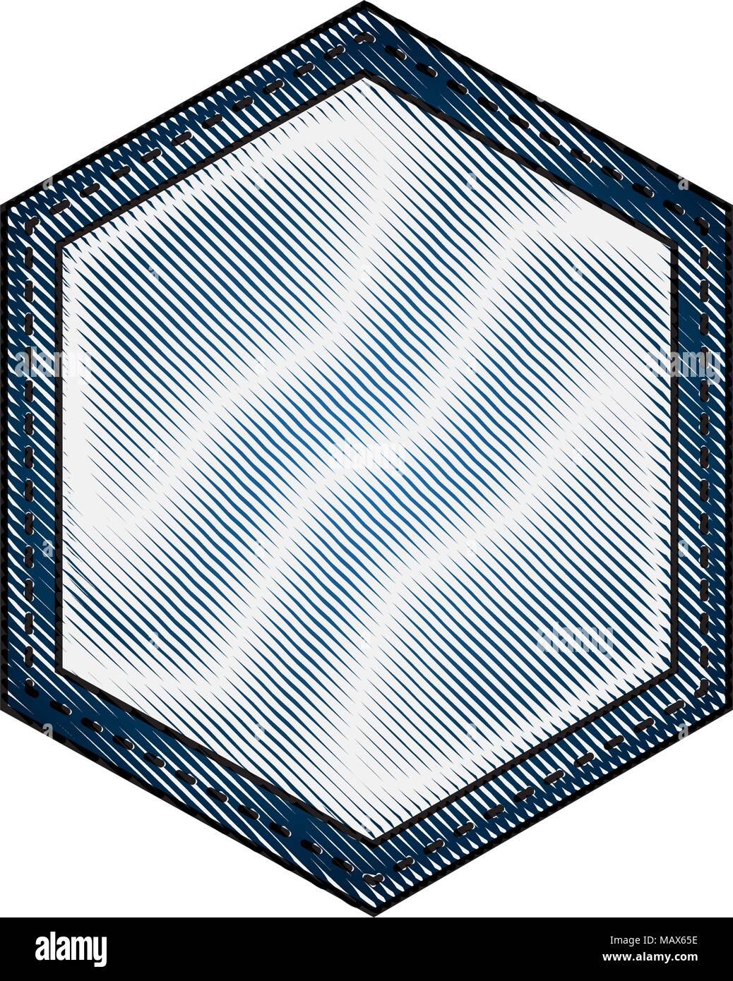 Simple retro frame dotted Stock Vector Images - Alamy