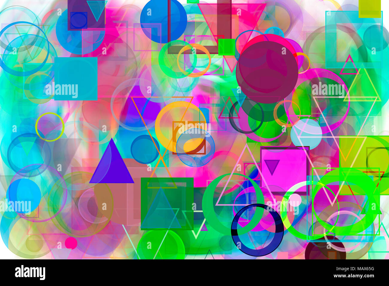 Abstract motion blur, soft blend, random circle, square & rectangle ...