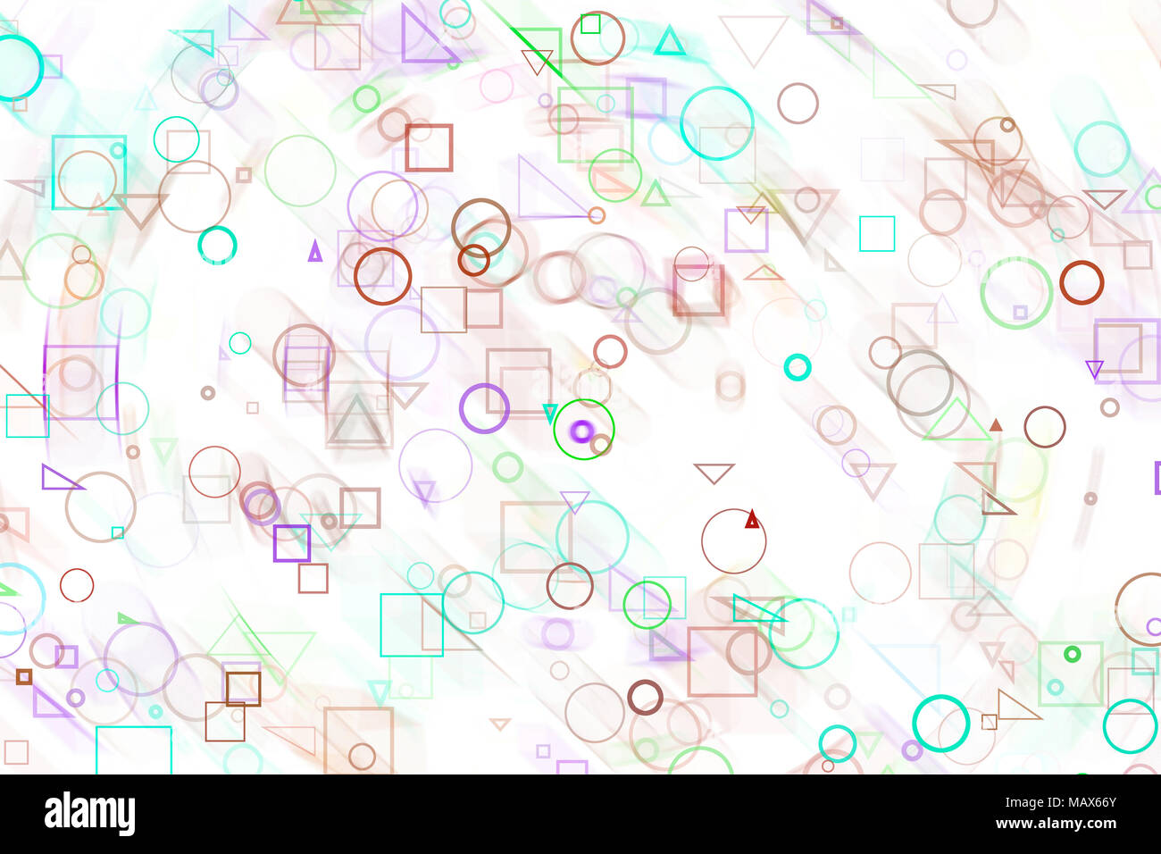 Abstract motion blur, soft blend, random circle, square & rectangle ...