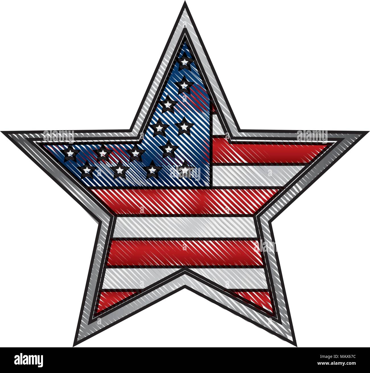 united states of america shape star Stock Vector Image & Art - Alamy