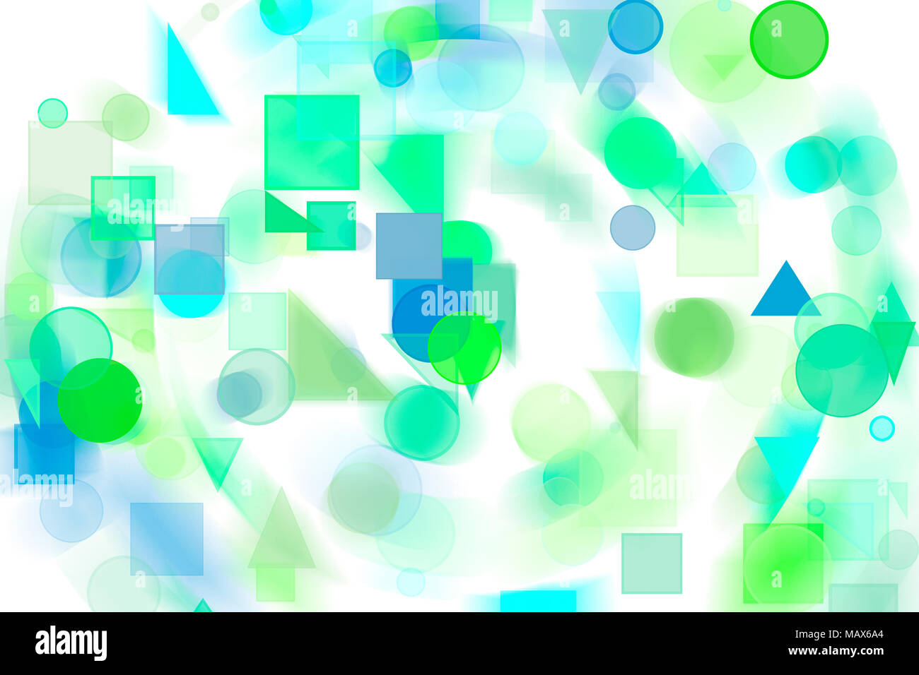 Abstract motion blur, soft blend, random circle, square & rectangle ...