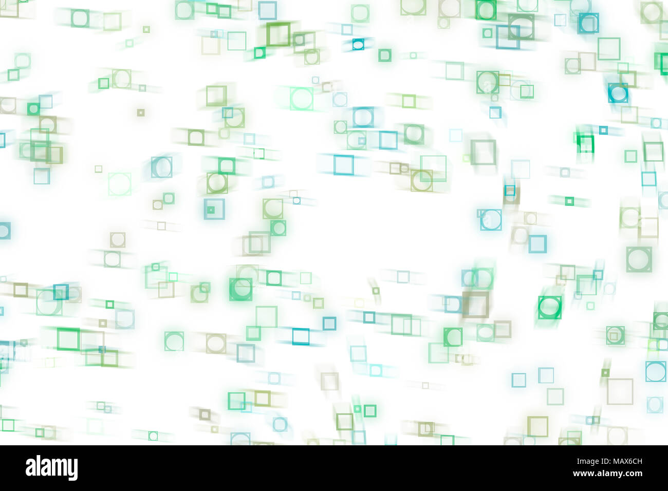 Abstract motion blur, soft blend, random square & rectangle shape art ...