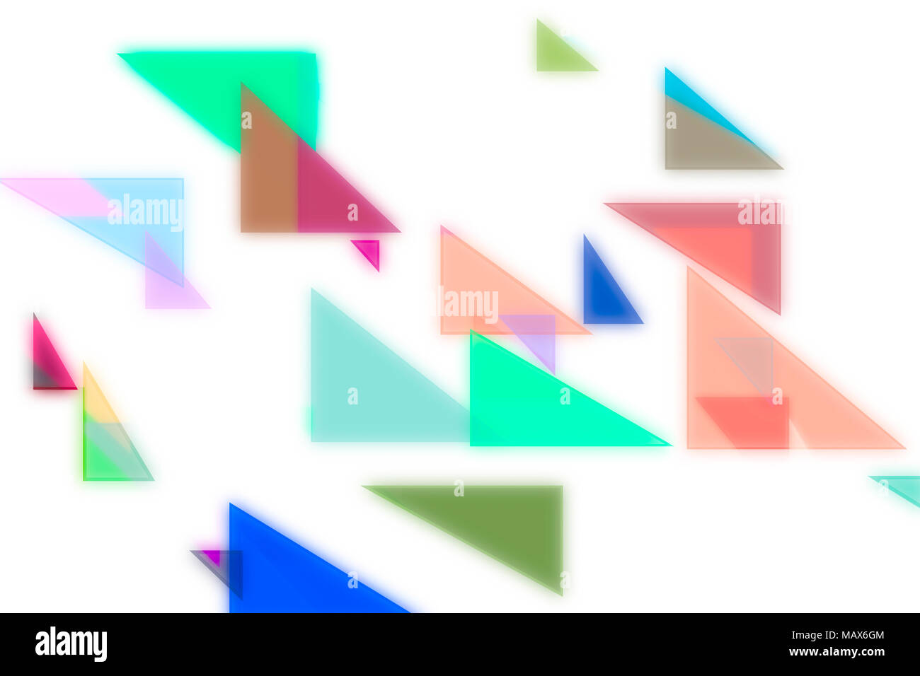 Abstract motion blur, soft blend, random triangle shape art, digital ...