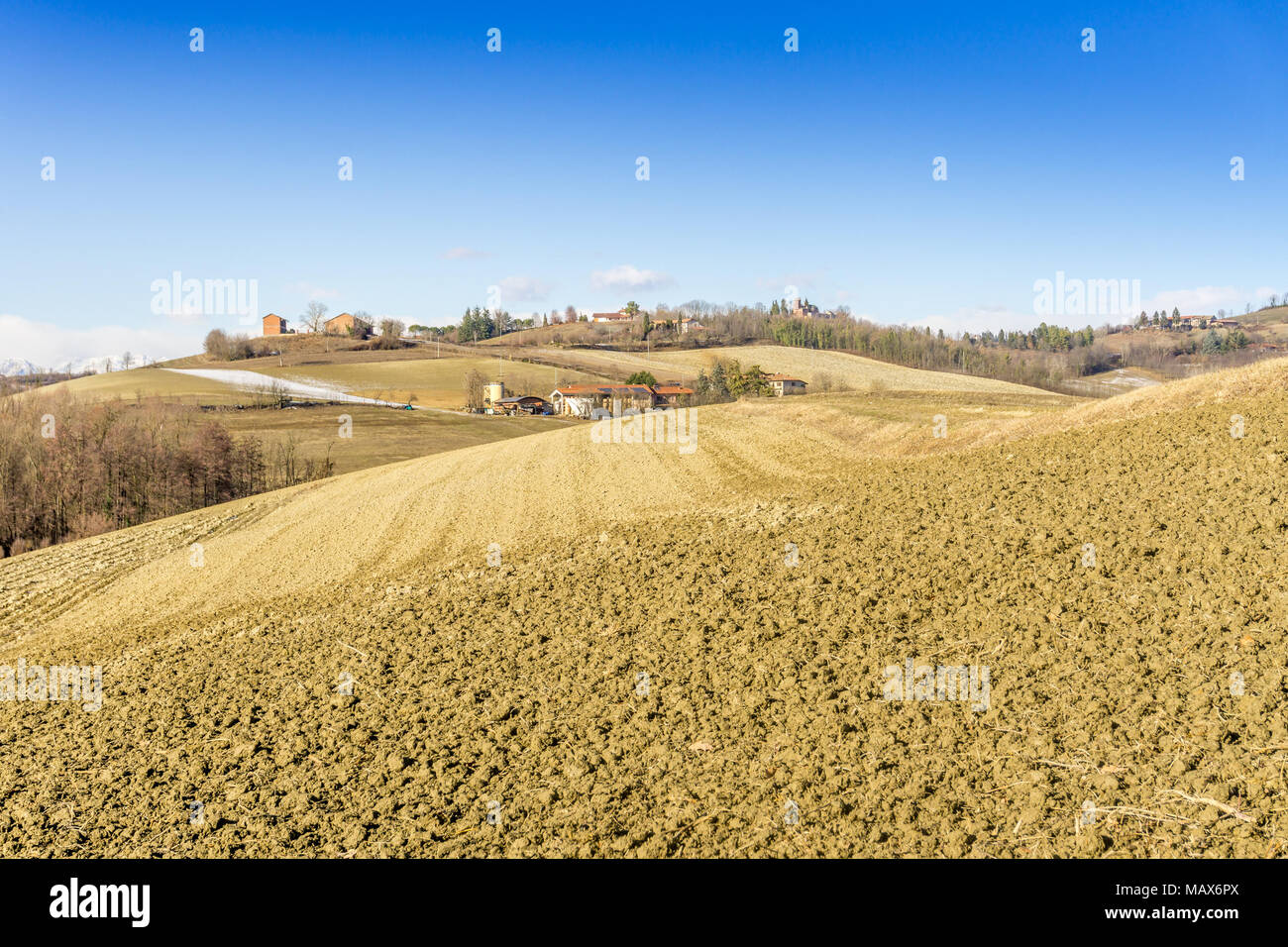 countryside landscape, panorama of turin hills Stock Photo - Alamy