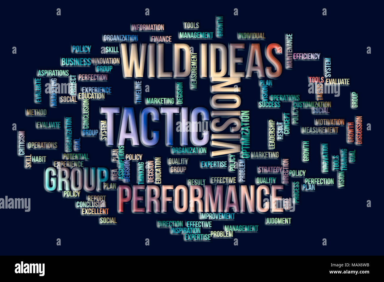 Business conceptual colorful word clouds for web page, graphic design ...