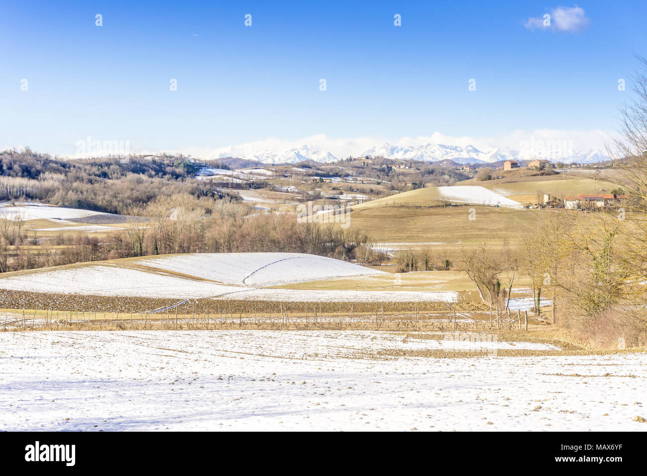 countryside landscape, panorama of turin hills Stock Photo - Alamy